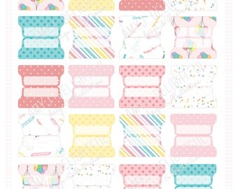 Polka dot labels | Etsy