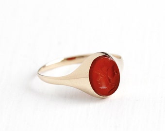 Intaglio ring | Etsy