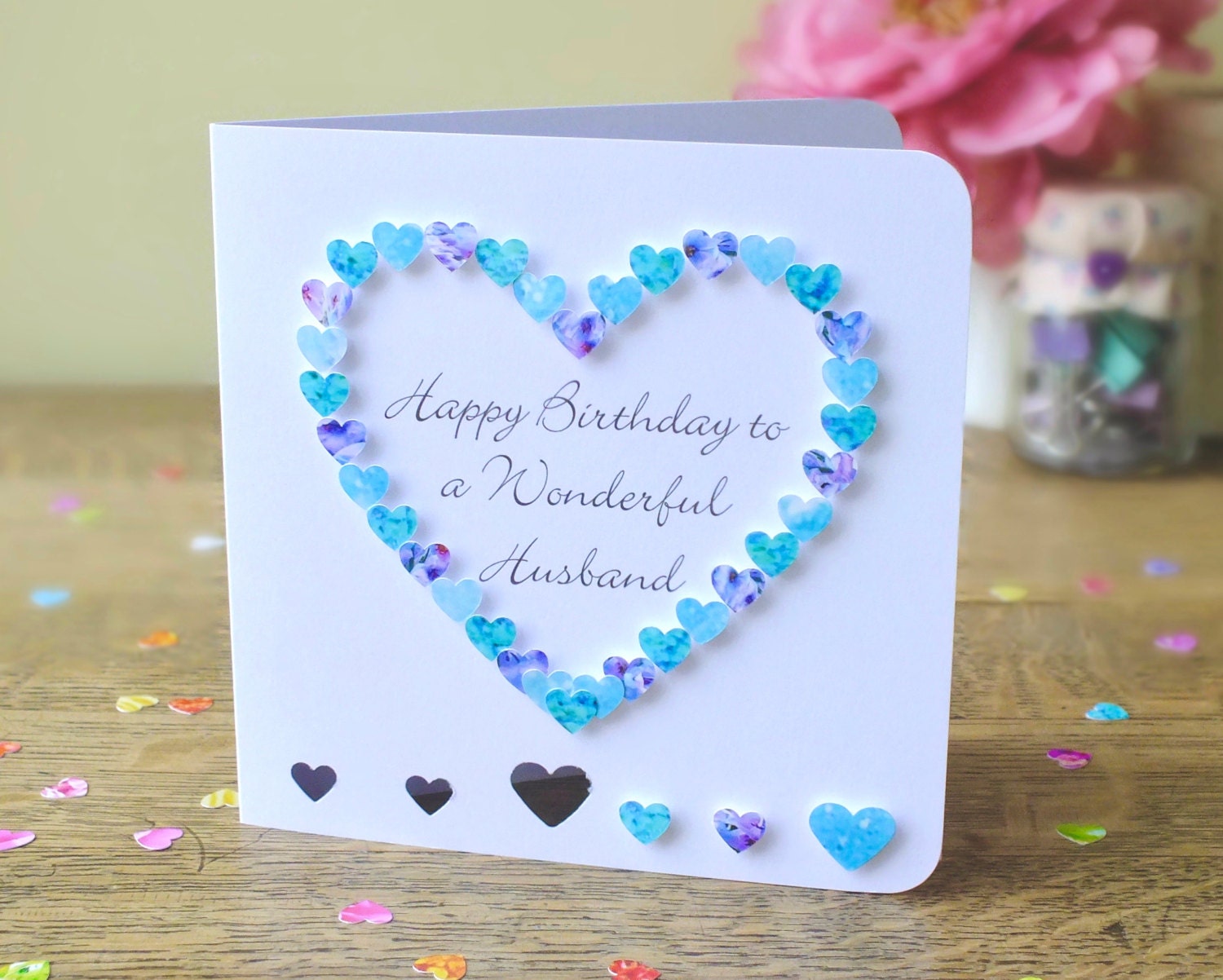 Husband Birthday Card Handmade Personalised Birthday Card Husband Birthday Card Handmade Personalised Birthday Card