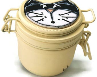 Cat treat jar | Etsy
