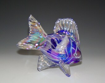 Glass fish sculpture | Etsy