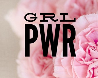 Girl power sticker | Etsy