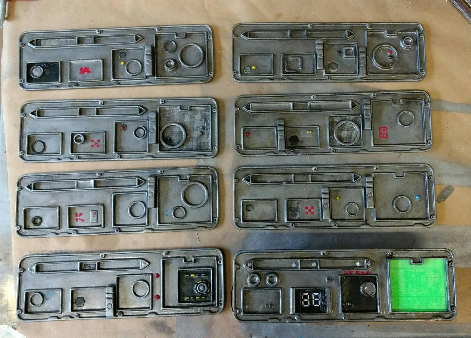 Han Solo in Carbonite Side Control Panels