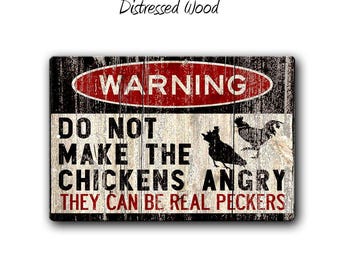 Chicken signs | Etsy