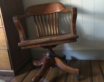 Vintage office chair | Etsy