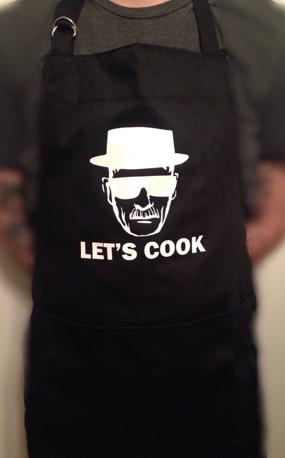Breaking Bad Let's Cook apron by LevelUpDesignsCo on Etsy Breaking Bad Let's Cook apron by LevelUpDesignsCo on Etsy