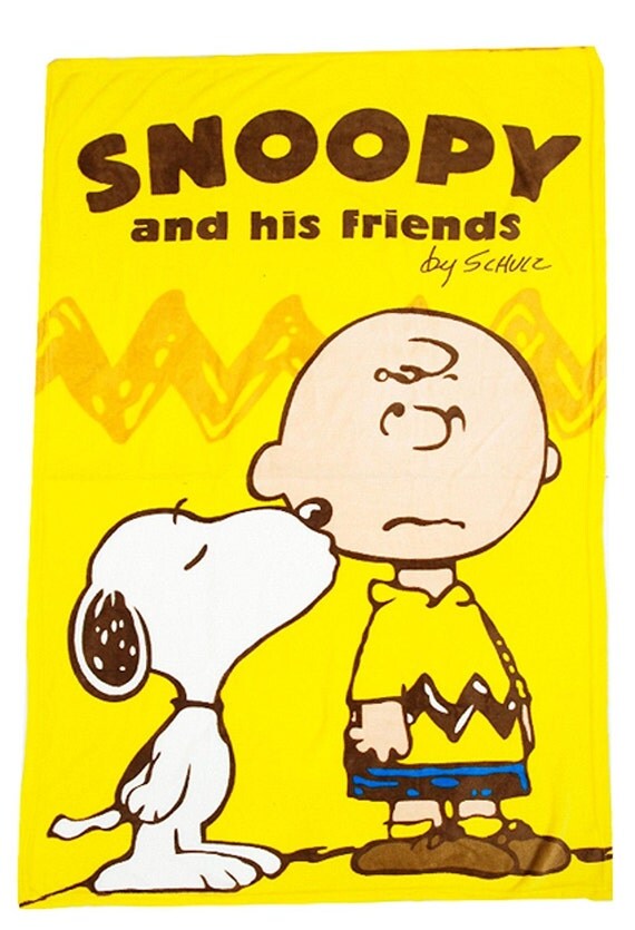 Peanuts Snoopy Fluffy Nap Soft Blanket 40x 60