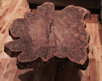 Tree stump table | Etsy