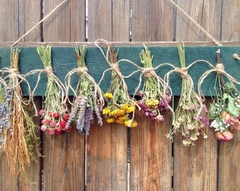 Dried flower rack | Etsy