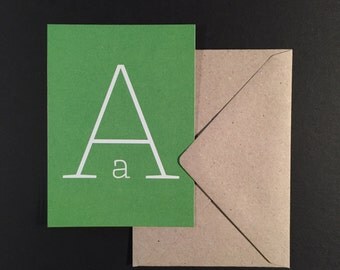 Cool Font Alphabet Letter Cards for Crafts Altered Art