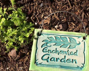 Fairy garden sign | Etsy