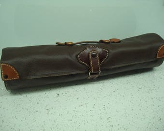 Leather knife roll | Etsy