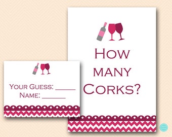 Guess how many corks | Etsy