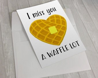 Miss you cards | Etsy