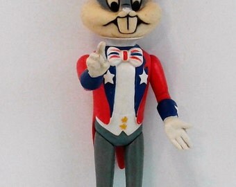 Uncle sam figurine | Etsy