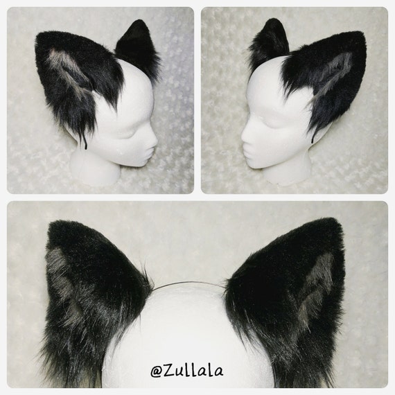 Black Wolf Ears Wolf Ears Realistic Wolf Ears