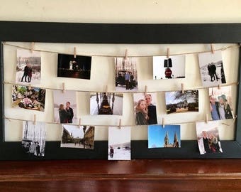 Clothespin frame | Etsy