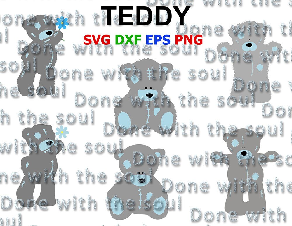 Teddy flower Teddy bear Bear layer Teddy bear vector
