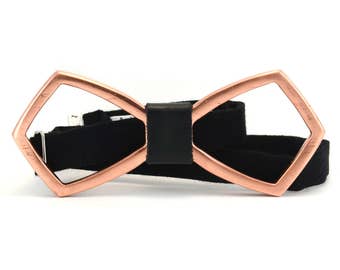Copper bow tie | Etsy