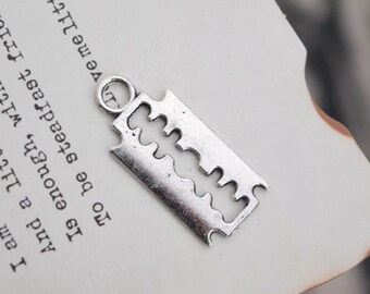 Razor blade necklace | Etsy