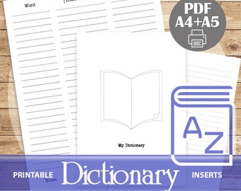 Vocabulary words | Etsy