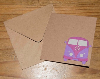 Items similar to VW bus front clear polymer rubber stamp on Etsy
