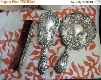 Sterling vanity set | Etsy