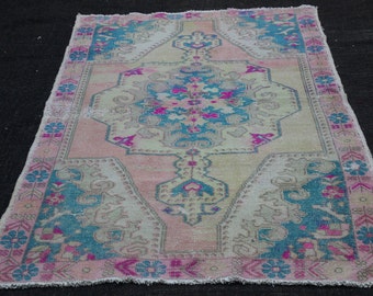 Pink oushak rug | Etsy