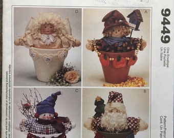 Snowman flower pot | Etsy