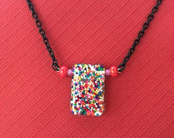 Sprinkles necklace | Etsy