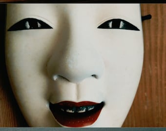 Plastic Female Noh Mask