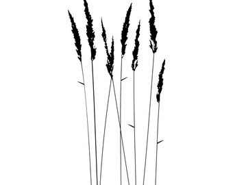 Grass wall decal | Etsy