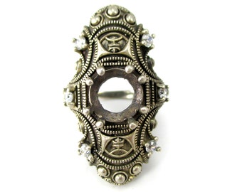 Empty ring settings | Etsy