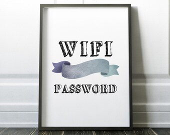 Wifi password | Etsy