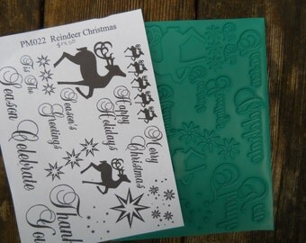 Reindeer stamp | Etsy