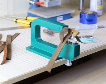 Leather skiver | Etsy