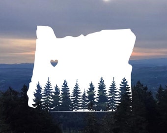 Oregon decal | Etsy