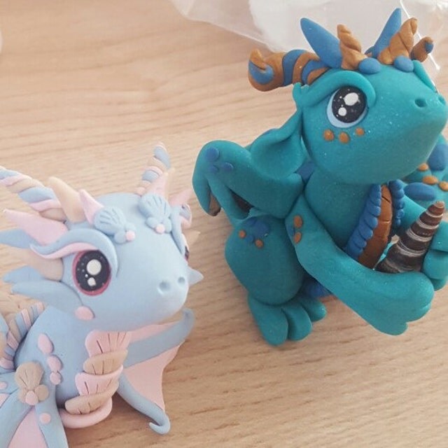 OOAK Hand Made Polymer Clay Mythical Creatures by MiniMythicals