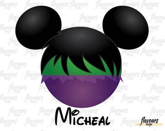 Hulk mickey | Etsy