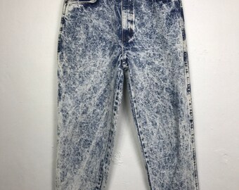 Stone washed jeans | Etsy