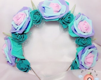 Spike flower crown | Etsy