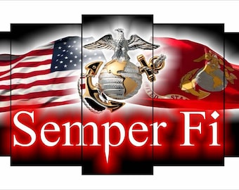 Semper fi decor | Etsy