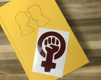 Feminist car decal | Etsy
