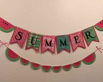 Watermelon banner | Etsy