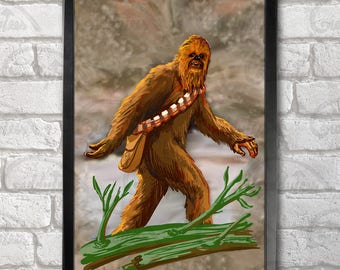 Chewbacca prints | Etsy