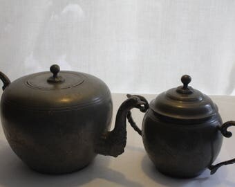 Pewter tea pot | Etsy