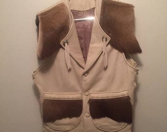 Deerskin vest | Etsy