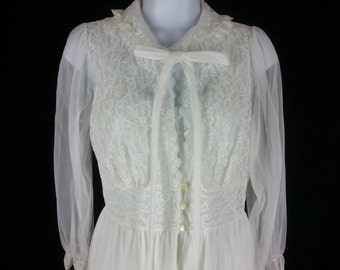 Chiffon negligee set | Etsy