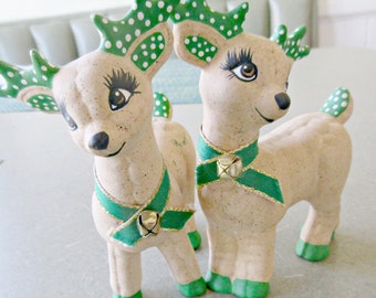 Ceramic reindeer | Etsy