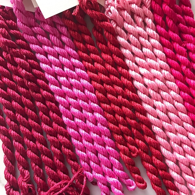 Fine Hand Dyed Silks Threads & Fibers by TheThreadGatherer on Etsy